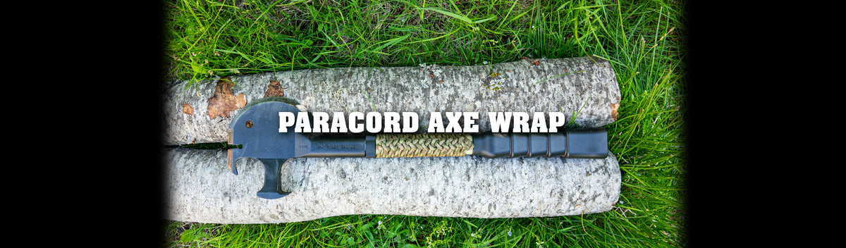 Axe Handle Wrapping Guide by SGT KNOTS® Quick-Release Paracord Wrap