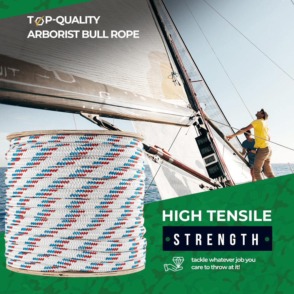 Buy SGT KNOTS Polyester Double Braided Rope for Outdoor & Marine Use