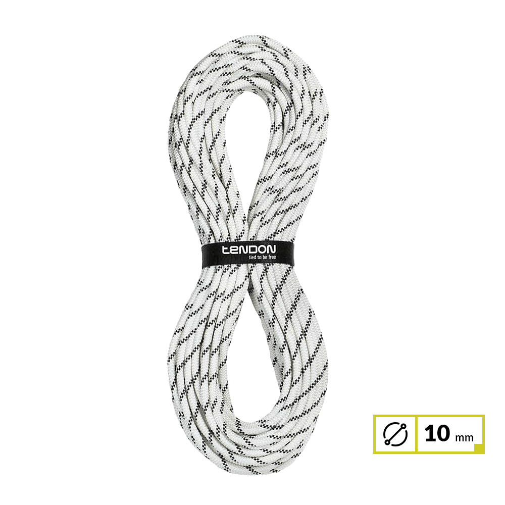 High Strength 10mm Rope – 31kN Static, Low Stretch, EN Certified